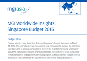 MGI Worldwide | MGI Alliance PAC produce paper on this year's Singapore ...