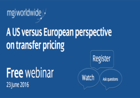MGI Worldwide | MGI Worldwide members invited to Transfer Pricing webinar