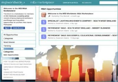 MGI Worldwide | MGI Worldwide launches global M&A Marketplace