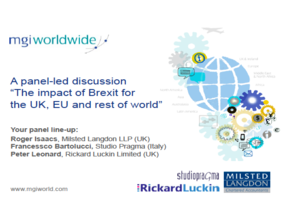 MGI Worldwide | MGI Worldwide’s first International Panel-led ...